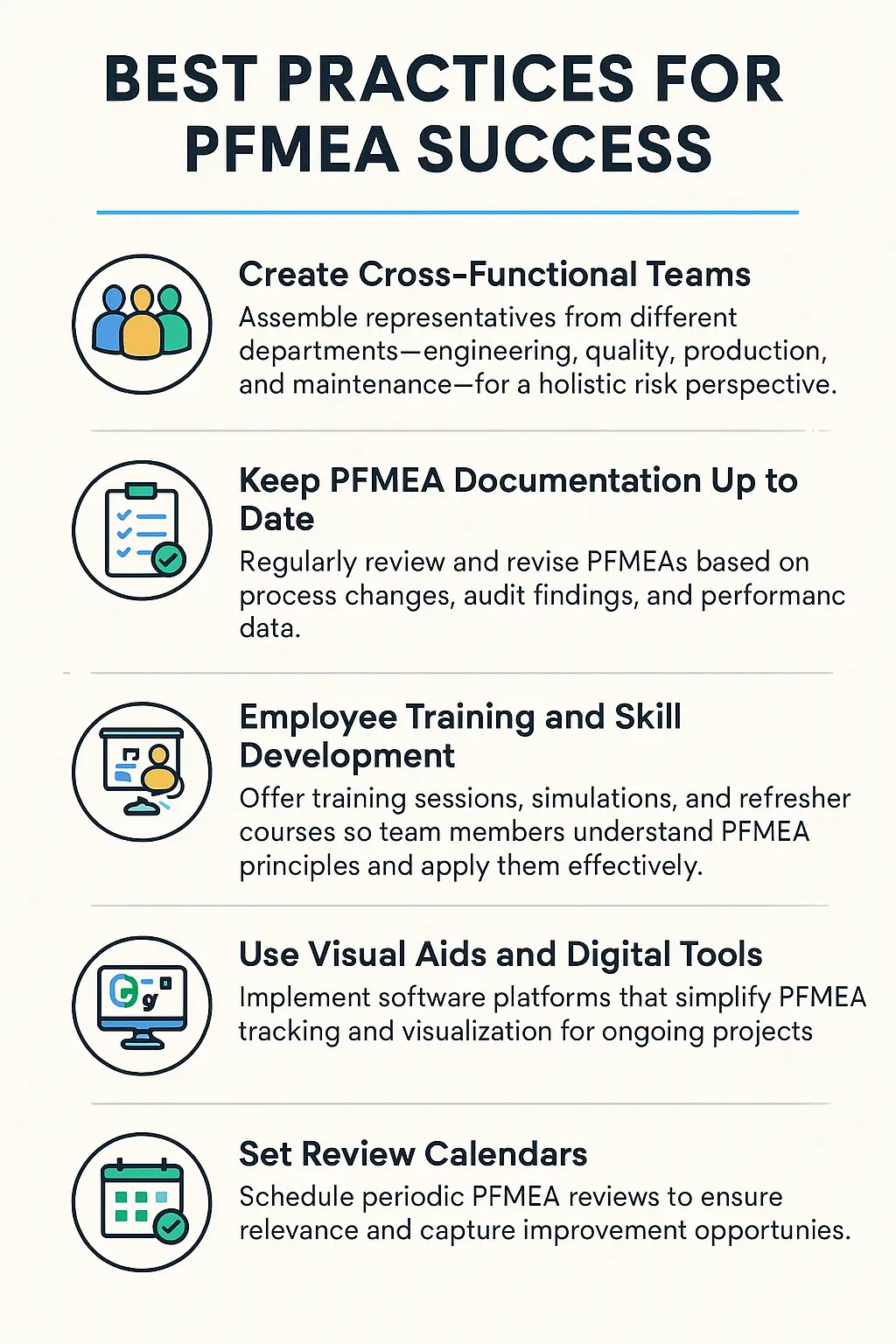 PFMEA :Best Practices for PFMEA Success - LearnByMe