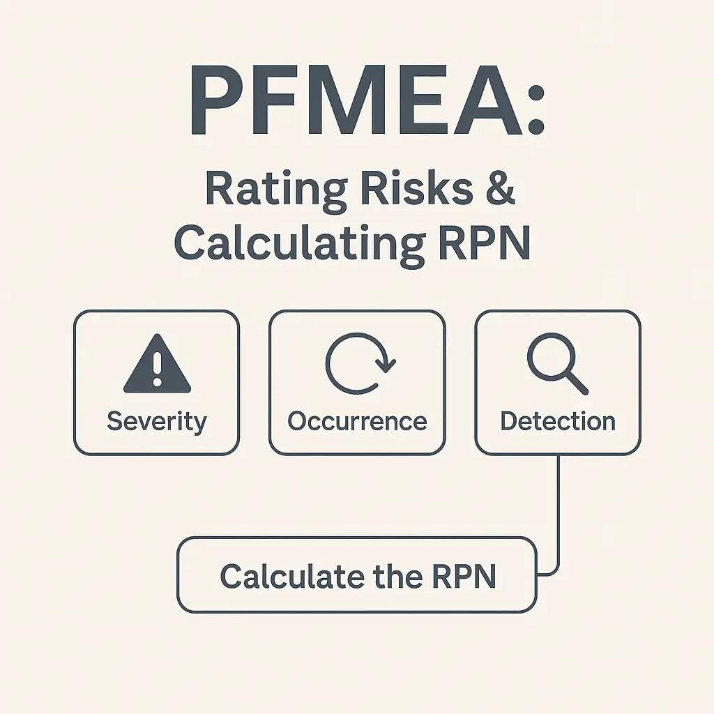 PFMEA Core Steps: Assess Risk, Assign Ratings, Calculate RPN - LearnByMe